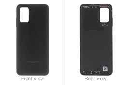 Genuine Samsung Galaxy A03s SM-A037 Battery Cover Black - GH81-21266A